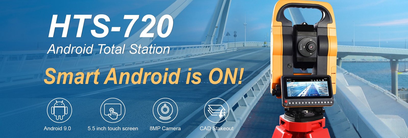 HTS-720 Android Total Station – Eastern Laboratory Equipment